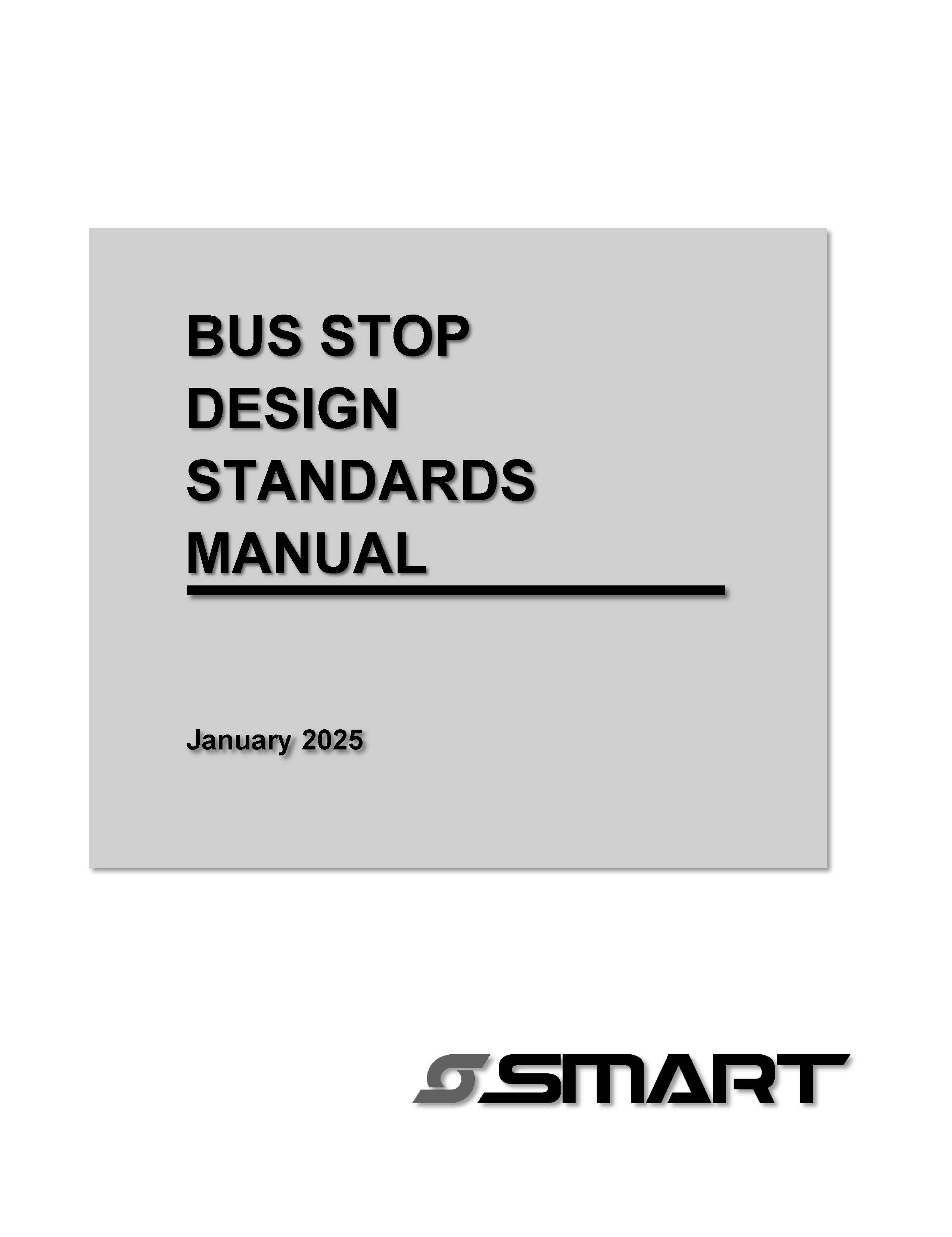 SMART Bus Stop Design Manual